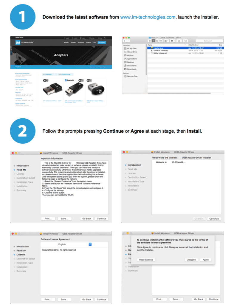 qsg – Bluetooth and WiFi Modules and Adapters – LM Technologies